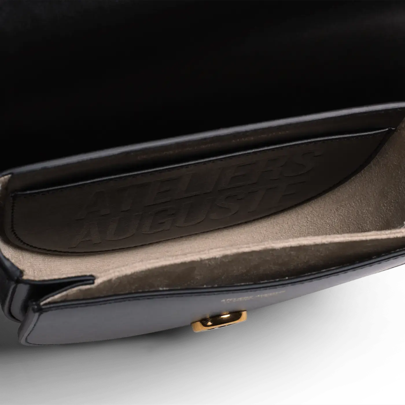 Mini Sully Gold Edition - Black Box Leather – Ateliers Auguste